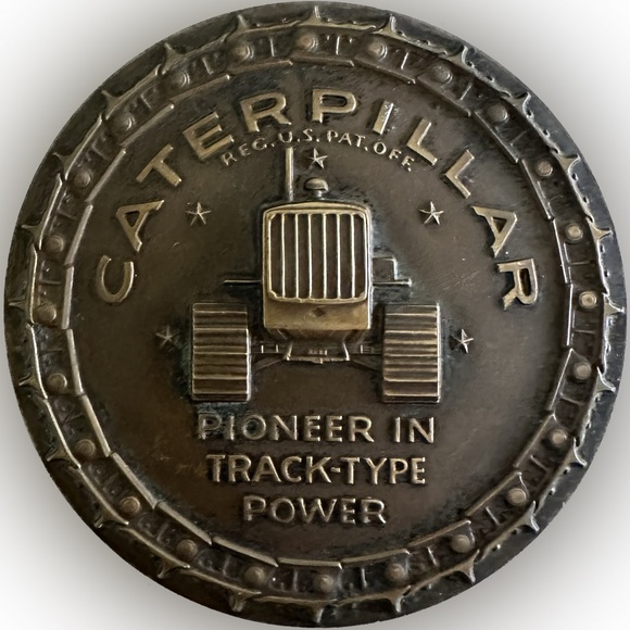 Caterpillar | Accents | 5 Years On Tracks 9041954 Caterpillar Token ...